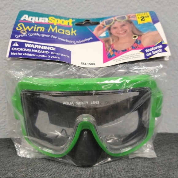 Toys | Vintage Pool Goggles 1997 Awesome Green Color Great For Retro ...